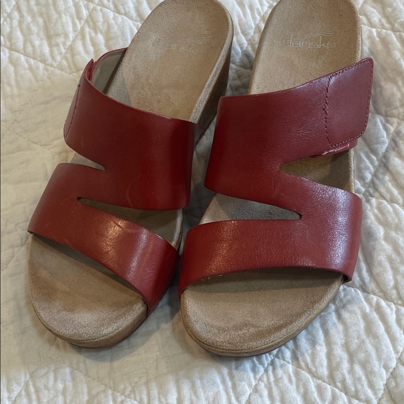 Dansko | Shoes | Dansko Womens Size 39 Bold Red Sandals | Poshmark